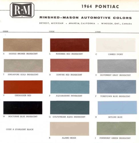 1964 Pontiac - Vintage Paint