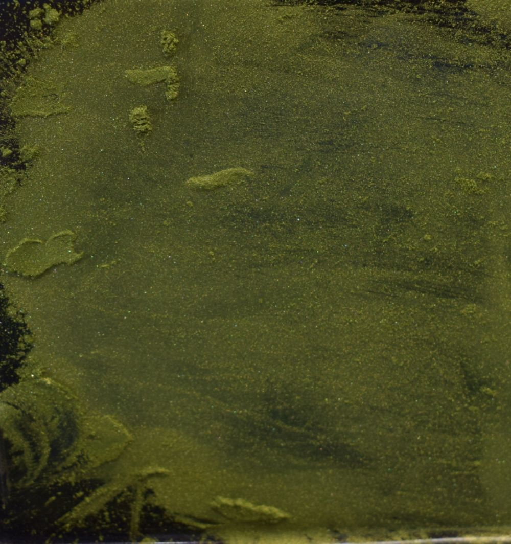 Custom Paint with Olive Green Pearl Mica Pigment. - Vintage Paint