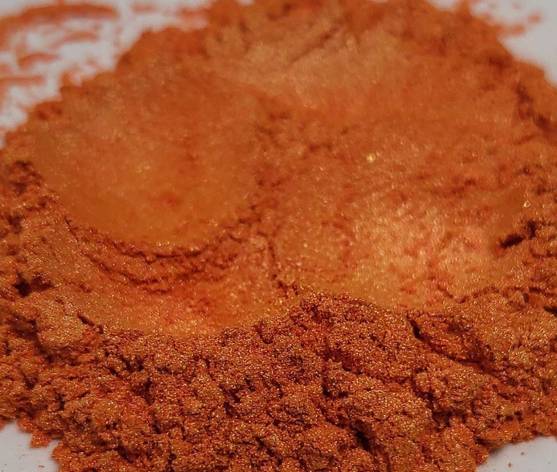 Custom Paint with Honeycomb Yellow Orange Pearl Mica Pigment. - Vintage ...